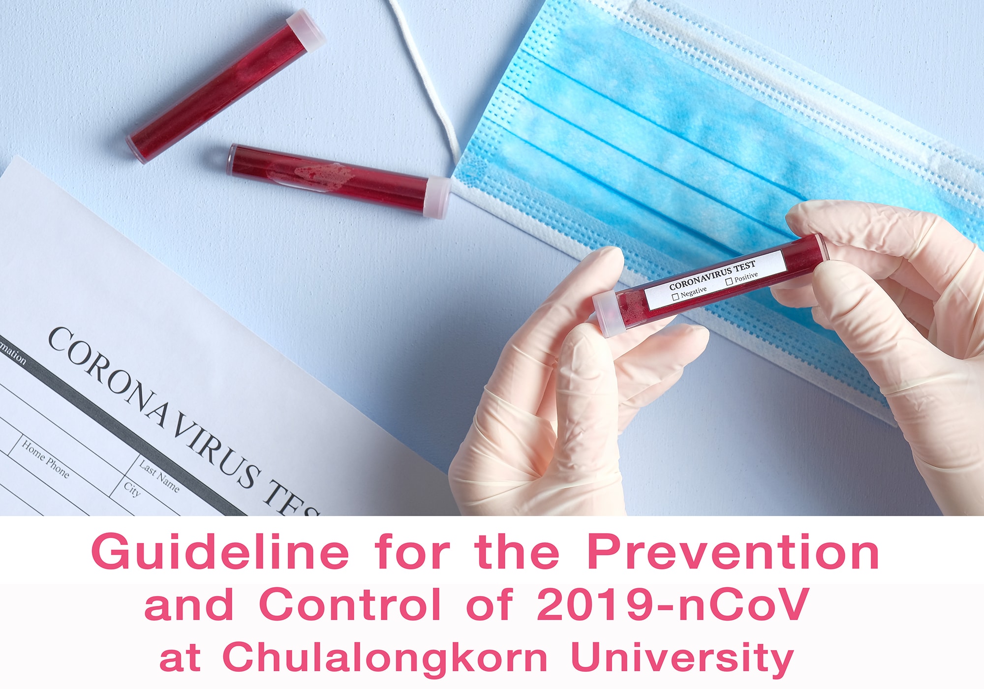 Guideline for the Prevention and Control of 2019-nCoV at Chulalongkorn ...