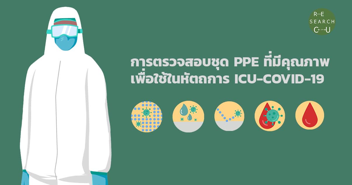 การตรวจสอบชุด PPE ที่มีคุณภาพ เพื่อใช้ในหัตถการ ICU-COVID-19 ...