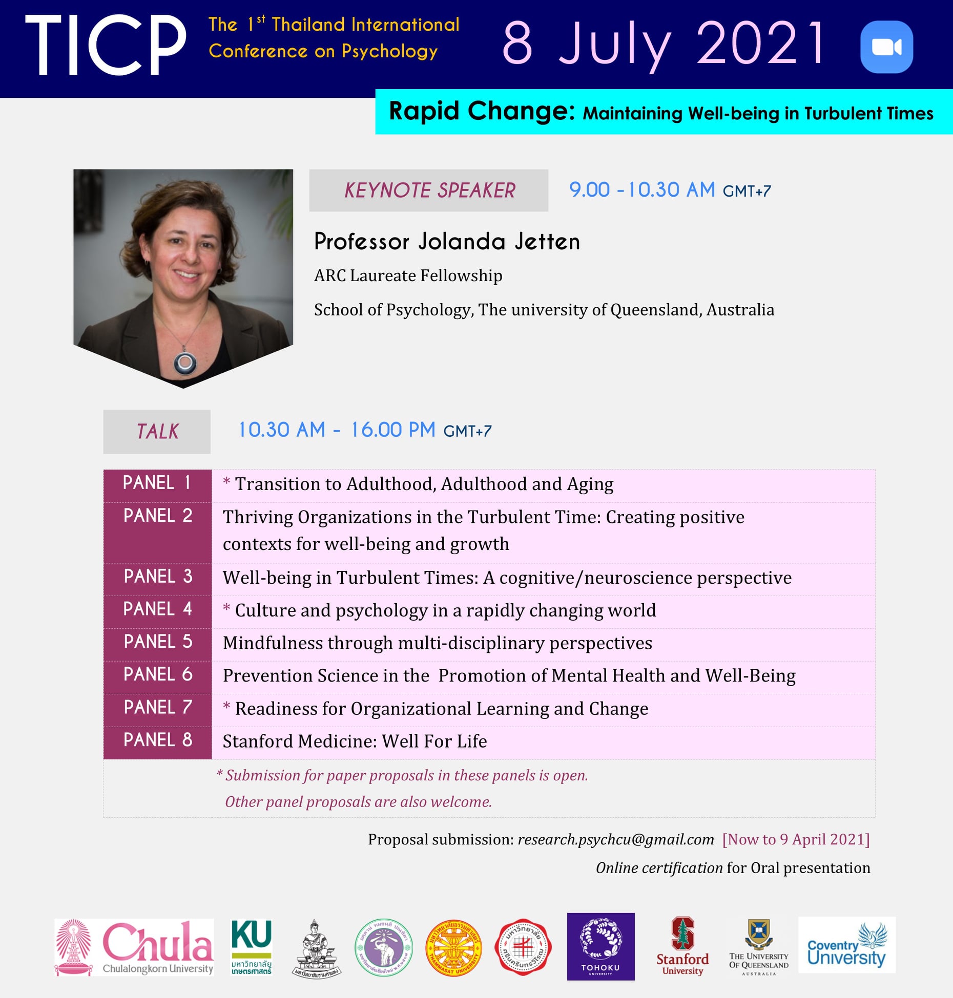 Webinars on the 1st Thailand International Conference on Psychology ...
