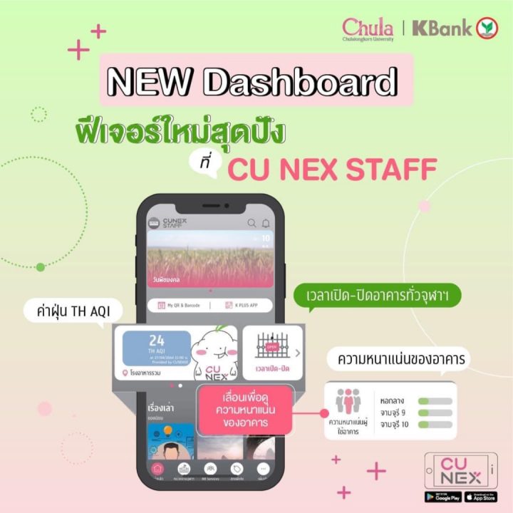 Update แอปพลิเคชัน CU NEX และ CU NEX STAFF เพิ่มสิทธิพิเศษให้ชาวจุฬาฯ – จุฬาลงกรณ์มหาวิทยาลัย
