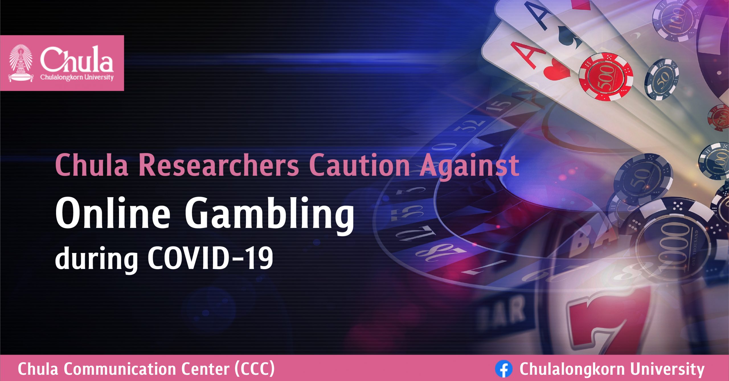 Chula Researchers Caution Against Online Gambling during COVID-19