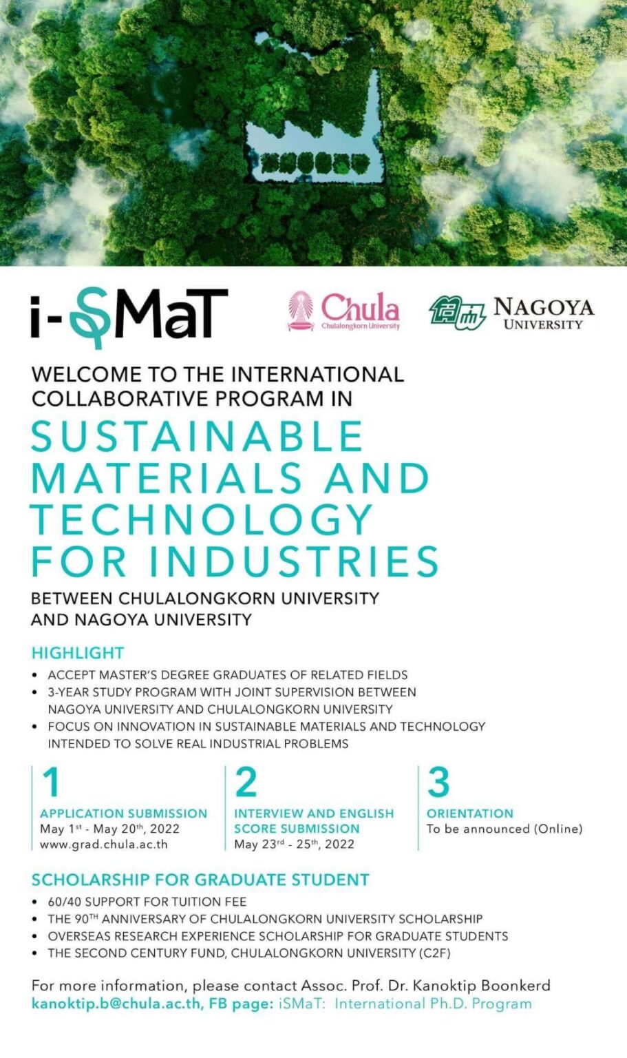 Applications Open for I-SMaT: the International Collaborative Program ...