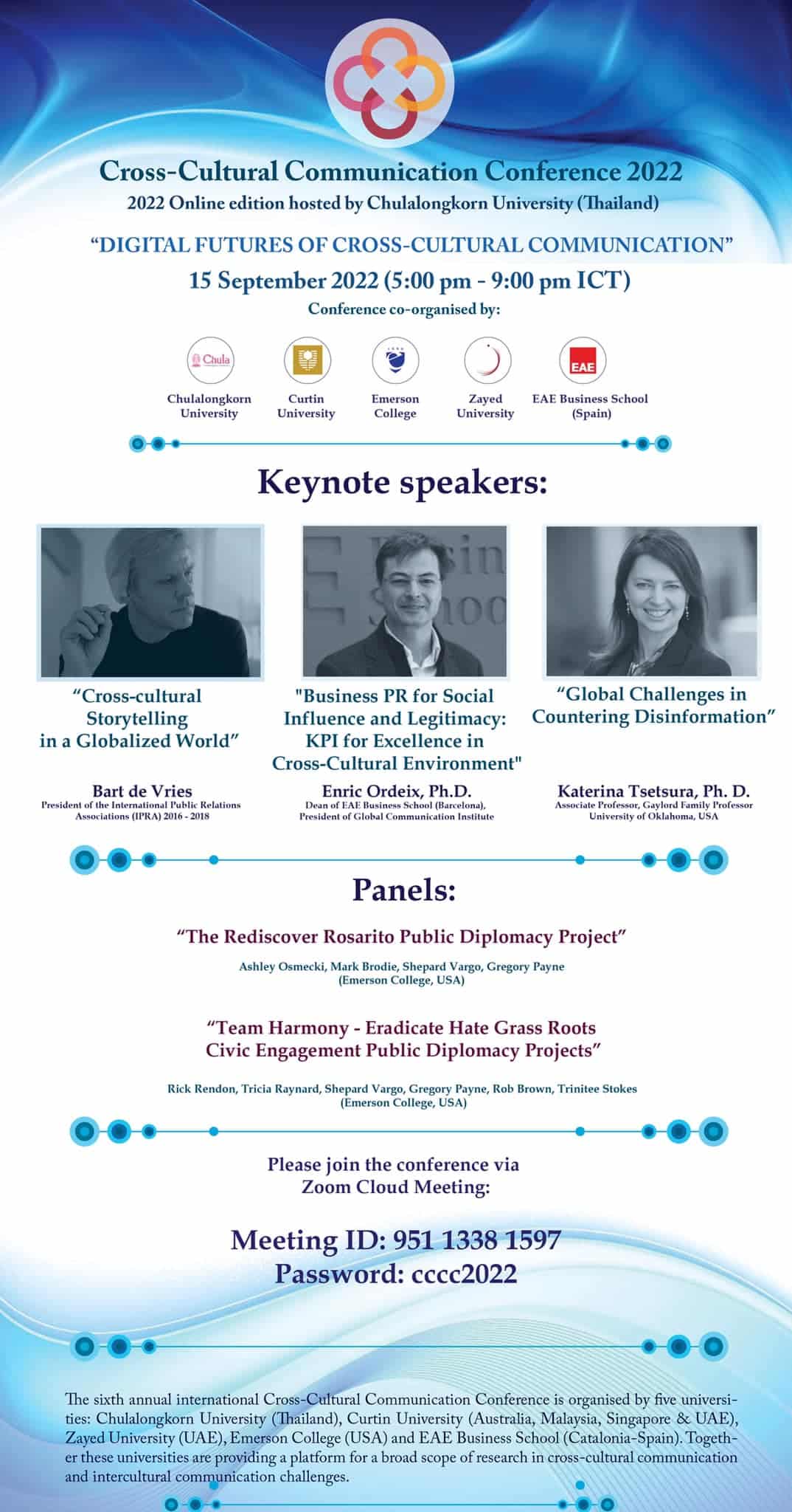 The International Cross-Cultural Communication Conference 2022 ...