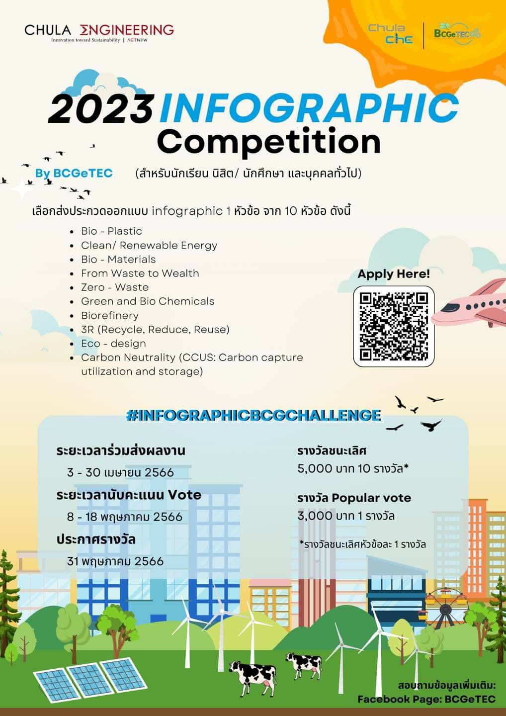 BCGeTEC จัดประกวดออกแบบ infographic – จุฬาลงกรณ์มหาวิทยาลัย