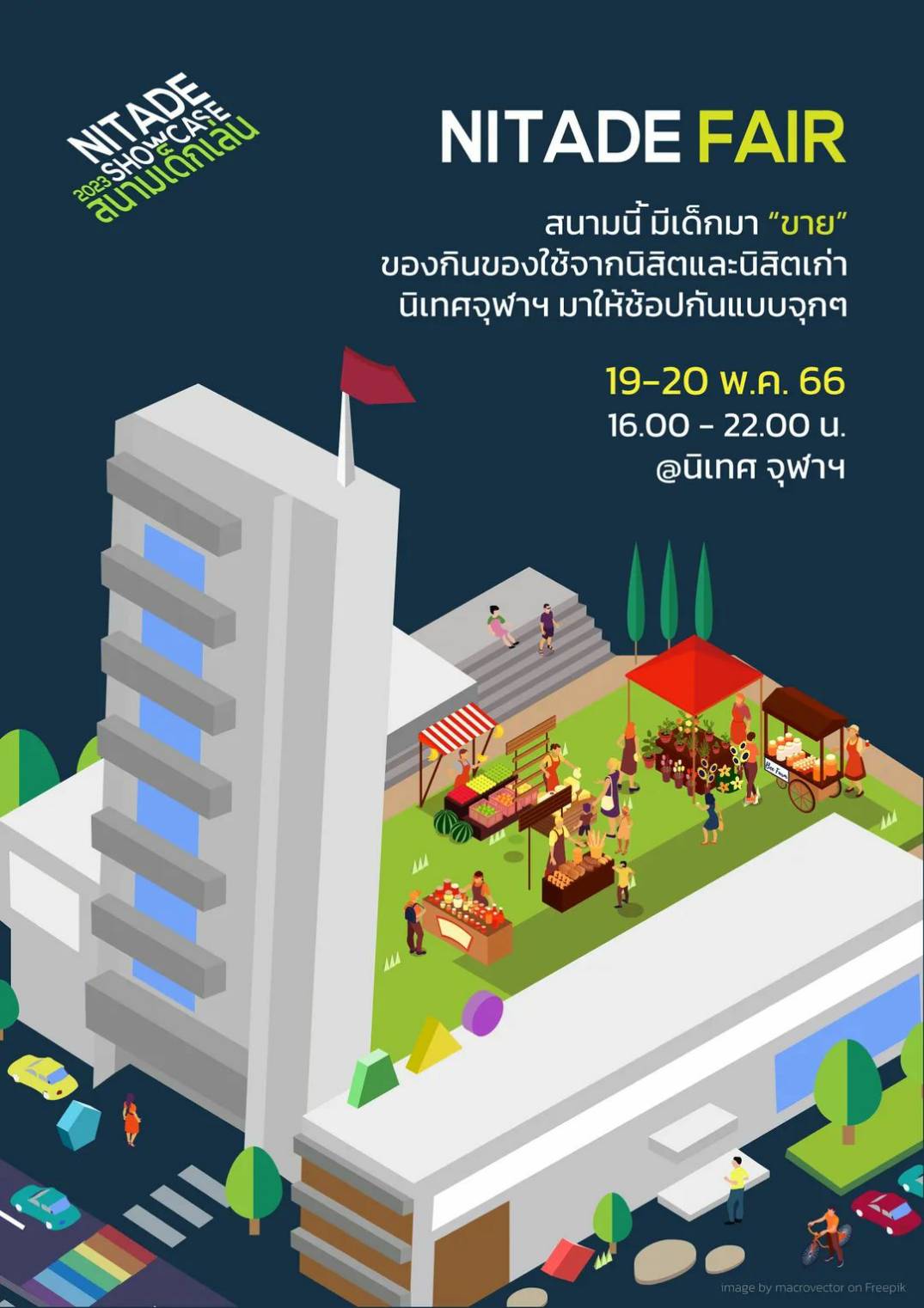 นิเทศ จุฬาฯ เชิญร่วมงาน Nitade Showcase 2023 "สนามเด็กเล่น" – จุฬาลงกรณ์มหาวิทยาลัย