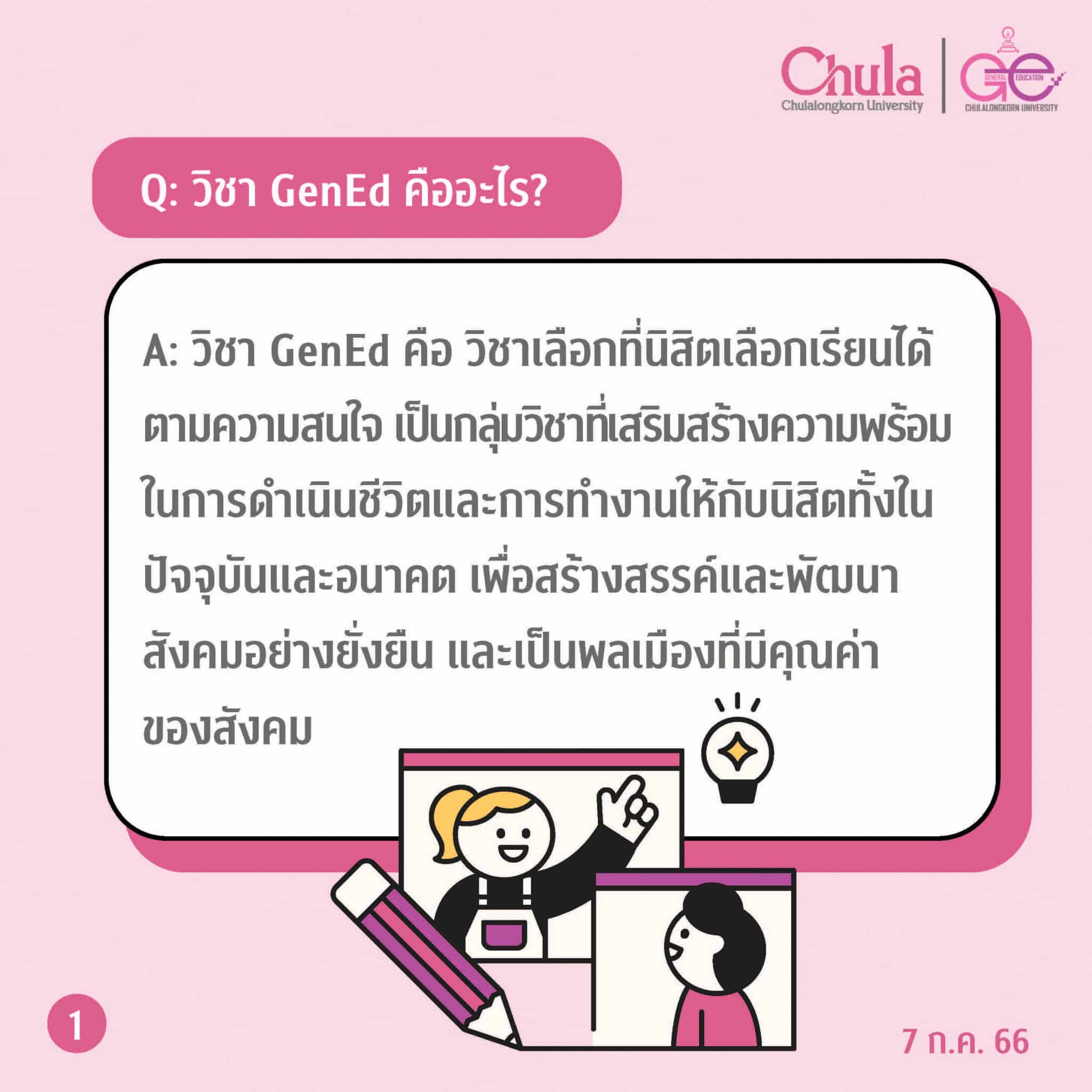 Chula GenEd ยุคใหม่ อิสระ ลดกังวล ส่งเสริมการเรียนรู้ตลอดชีวิต จุฬาฯ ...
