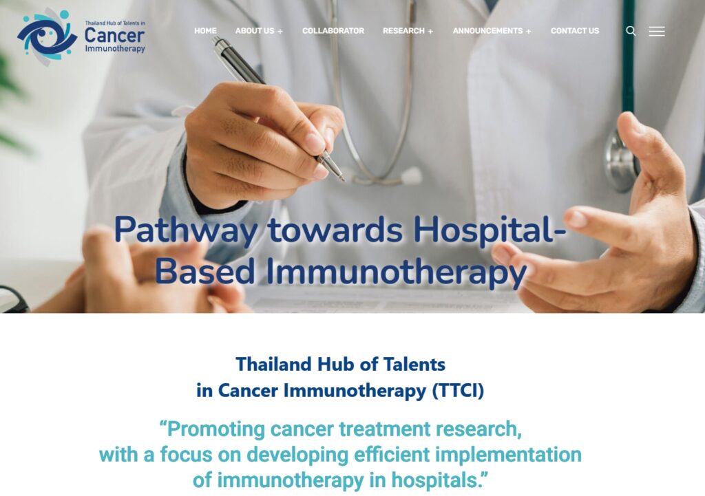 MOU Signing and Launch of Thailand Hub of Talents in Cancer ...