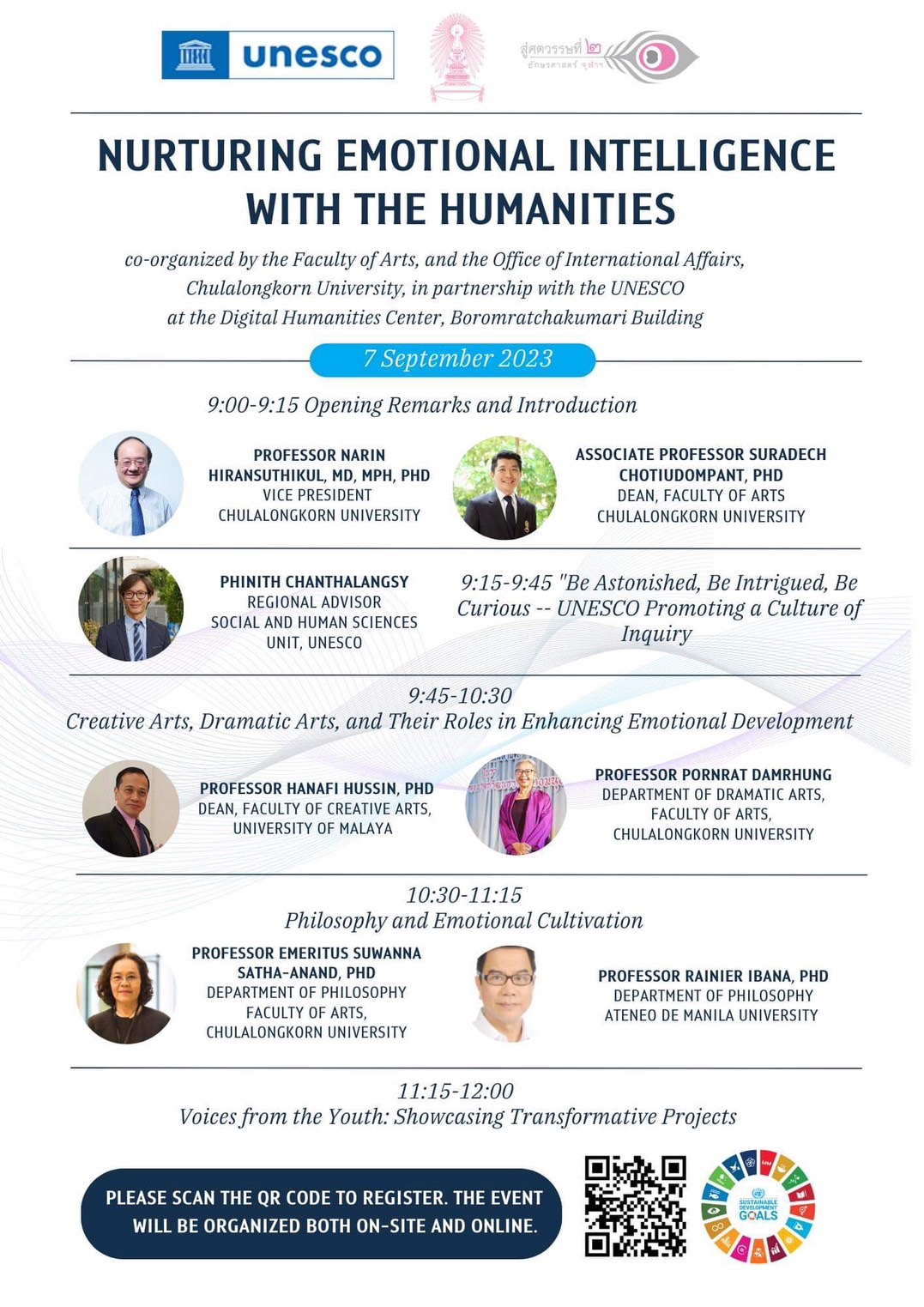 “Nurturing Emotional Intelligence with the Humanities” Seminar – Chulalongkorn University