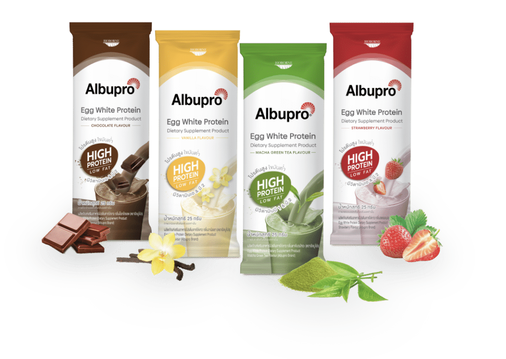 ผลิตภัณฑ์เสริมอาหารโปรตีนจากไข่ขาว Albupro – จุฬาลงกรณ์มหาวิทยาลัย
