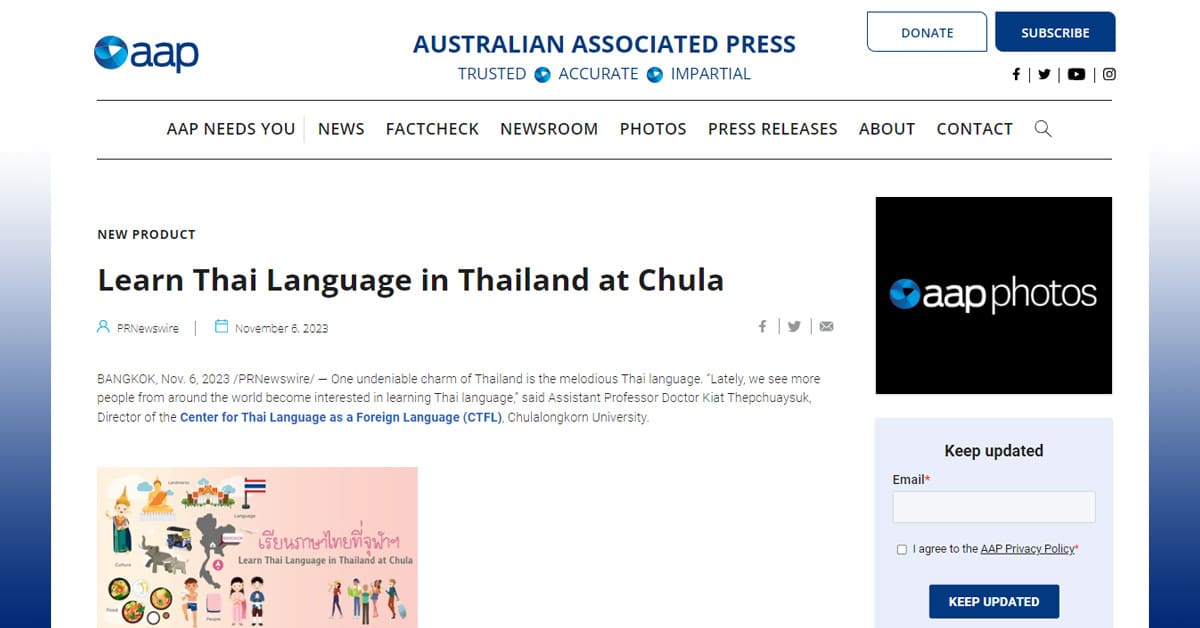 Learn Thai Language in Thailand – Chulalongkorn University