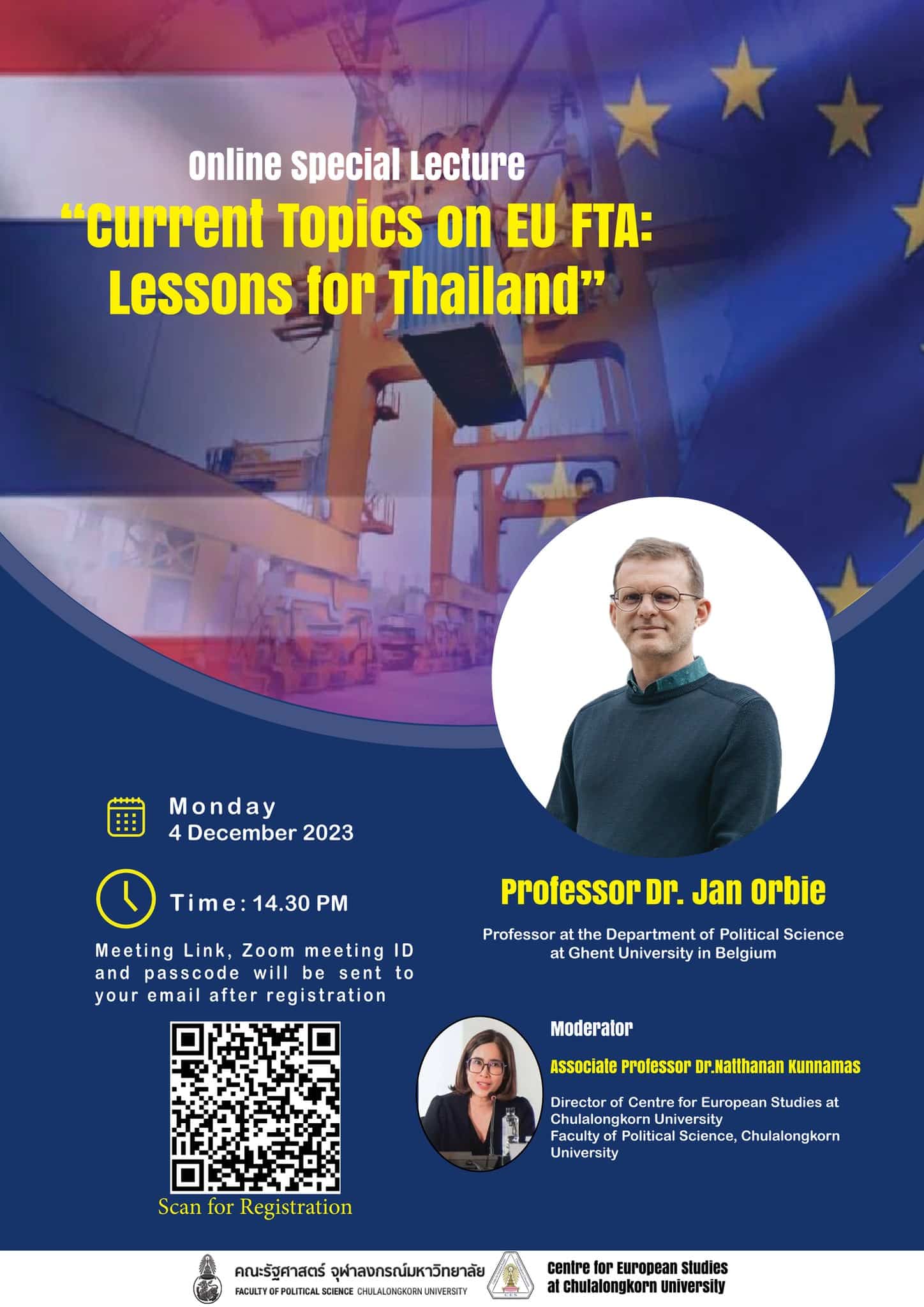 Online Special Lecture - Current Topics on EU FTA: Lessons for Thailand – Chulalongkorn University
