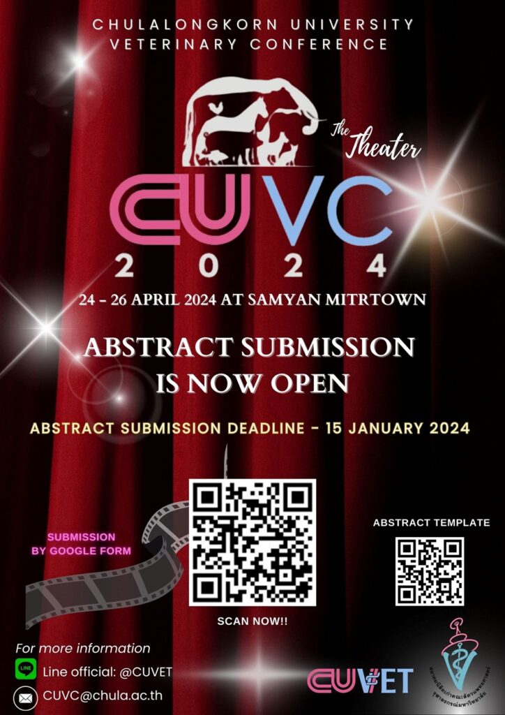 CUVC 2024 Unveils the Future of Veterinary Science! – Chulalongkorn ...