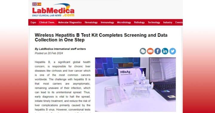 LabMedica: Wireless Hepatitis B Test Kit – Chulalongkorn University
