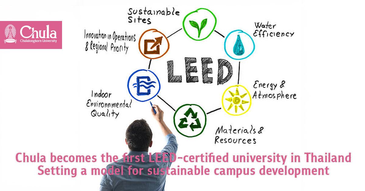 Chula becomes the First LEED-certified University in Thailand