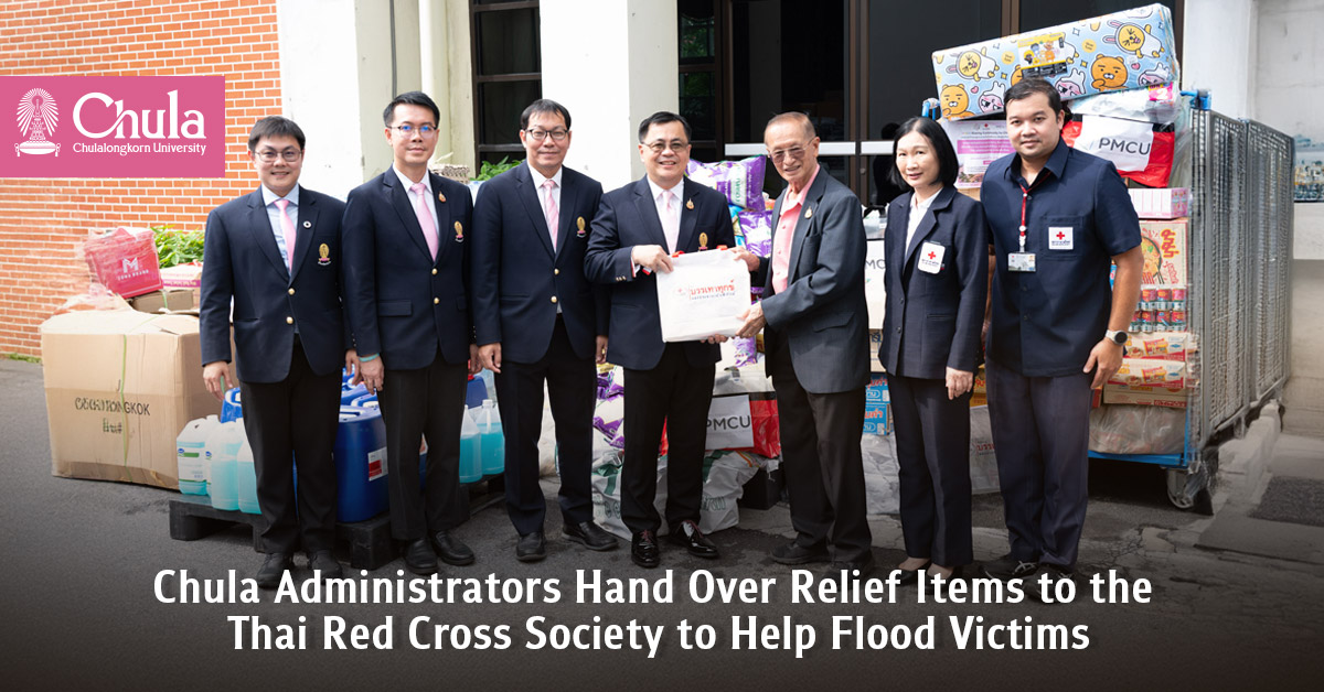 Chula Hands Over Donated Items to Thai Red Cross Society ...