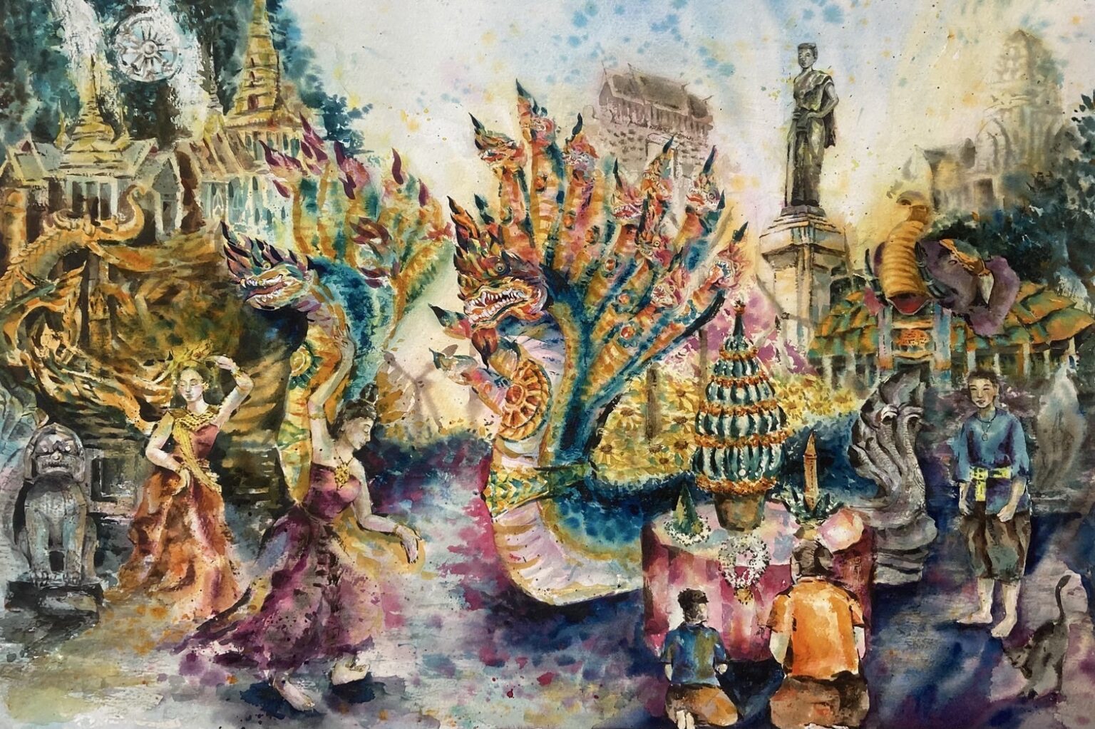 Chula Art Student Wins Watercolor Artwork Contest – Chulalongkorn ...