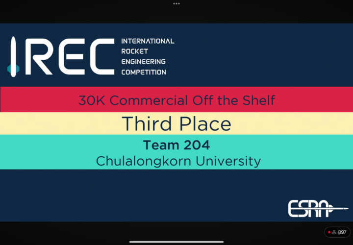 นิสิต CUHAR จุฬาฯ คว้ารางวัลระดับโลกแข่งขันปล่อยจรวด IREC 2025